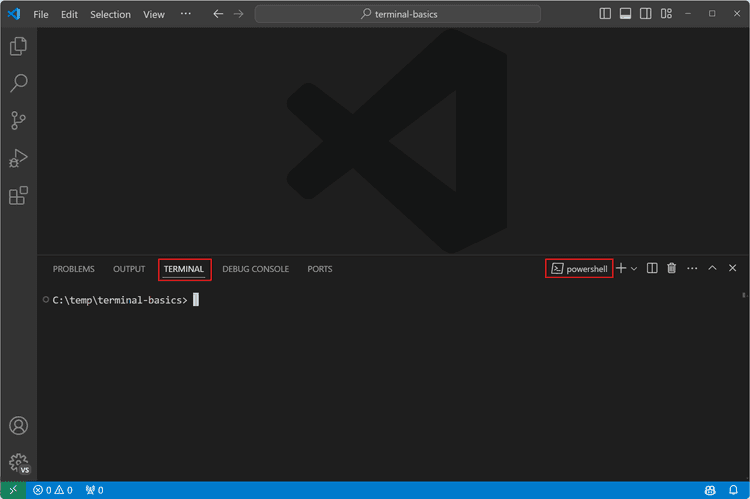 Menggunakan Terminal Terintegrasi VS Code & Siap untuk Belajar Git ...